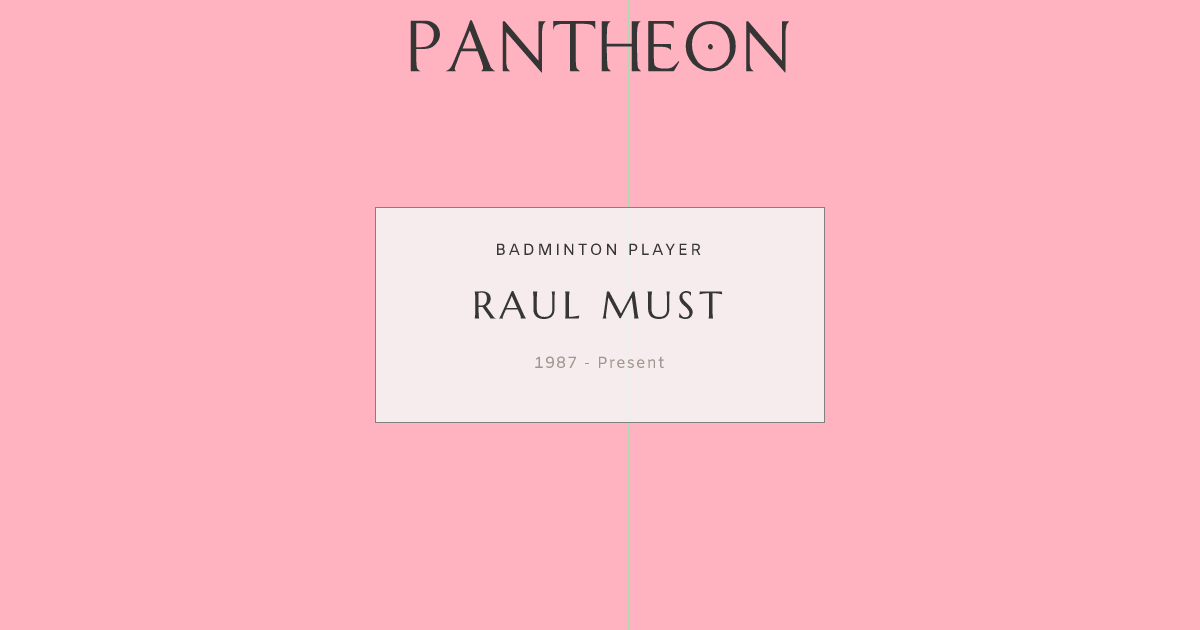 Raul Must Biography | Pantheon