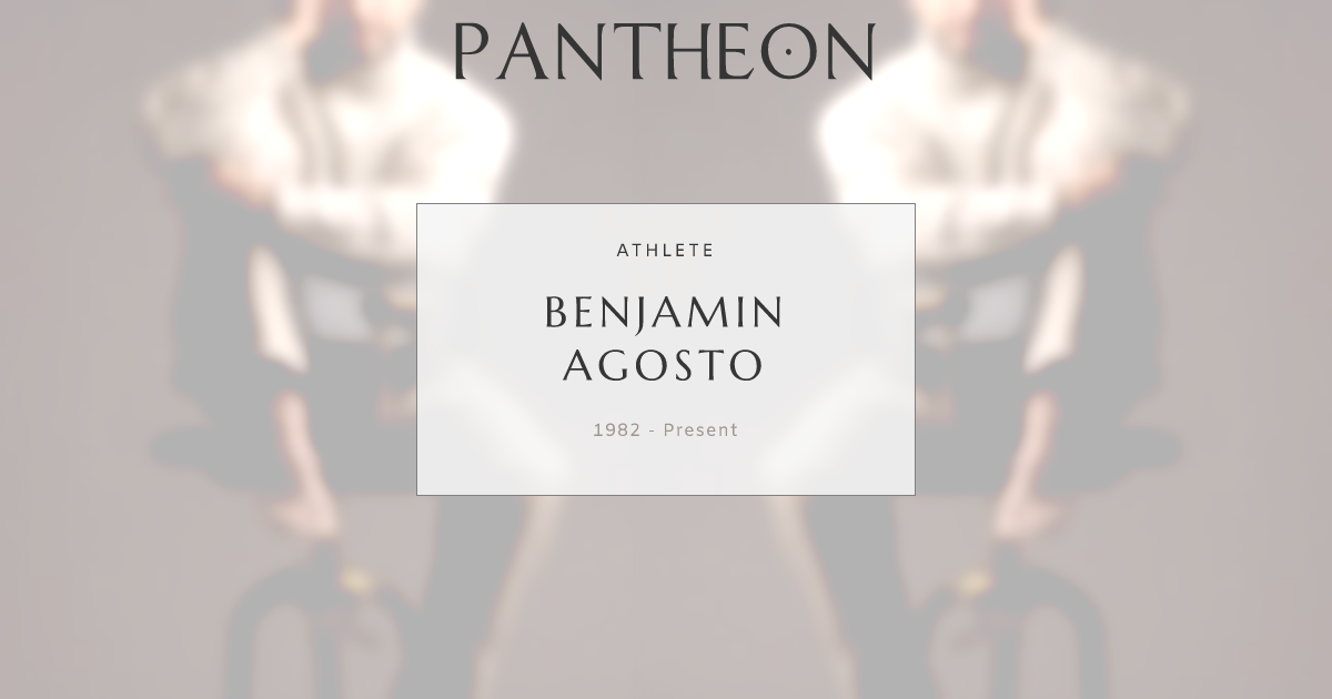 Benjamin Agosto Biography | Pantheon