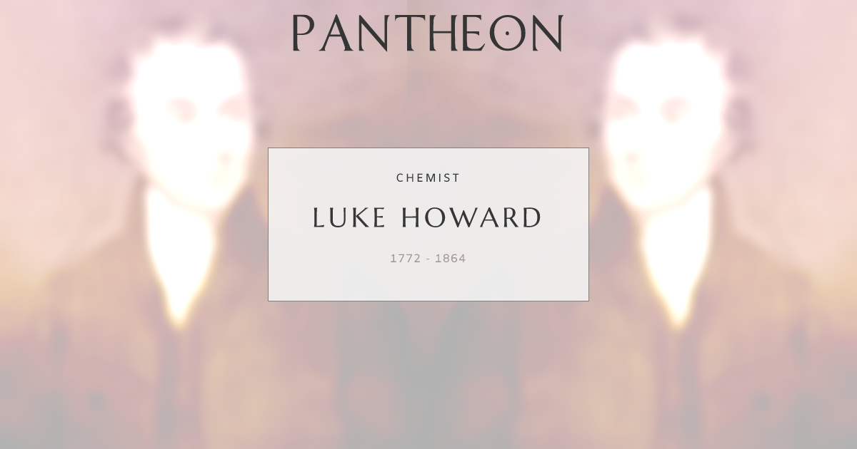 Luke Howard Biography | Pantheon