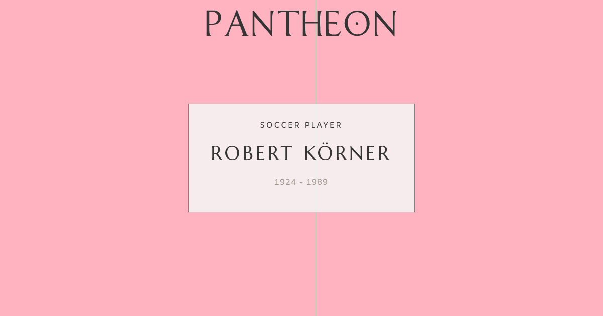 Robert Körner Biography | Pantheon