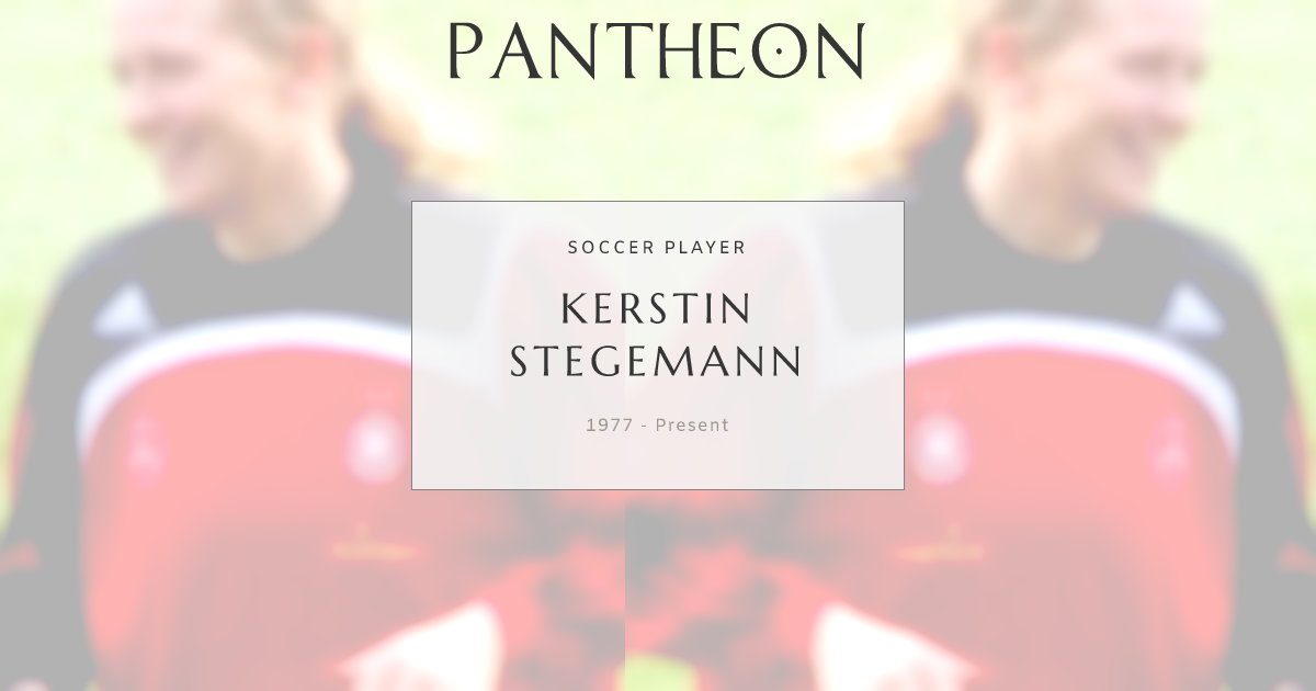 Kerstin Stegemann Biography | Pantheon