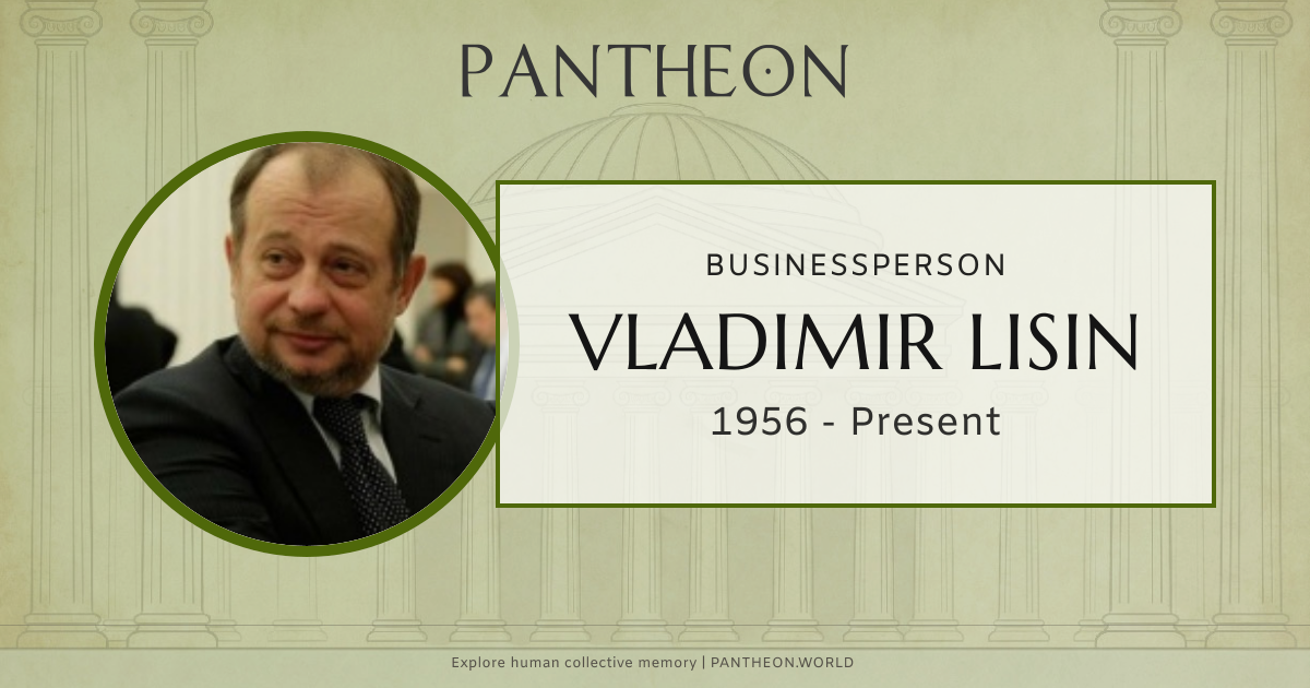 Vladimir Lisin Biography | Pantheon