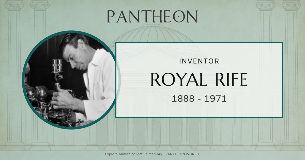 Royal Rife Biography | Pantheon