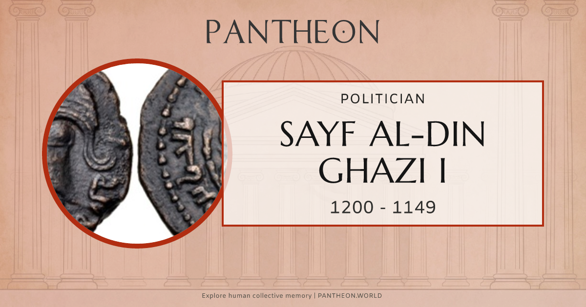 Sayf al-Din Ghazi I Biography | Pantheon