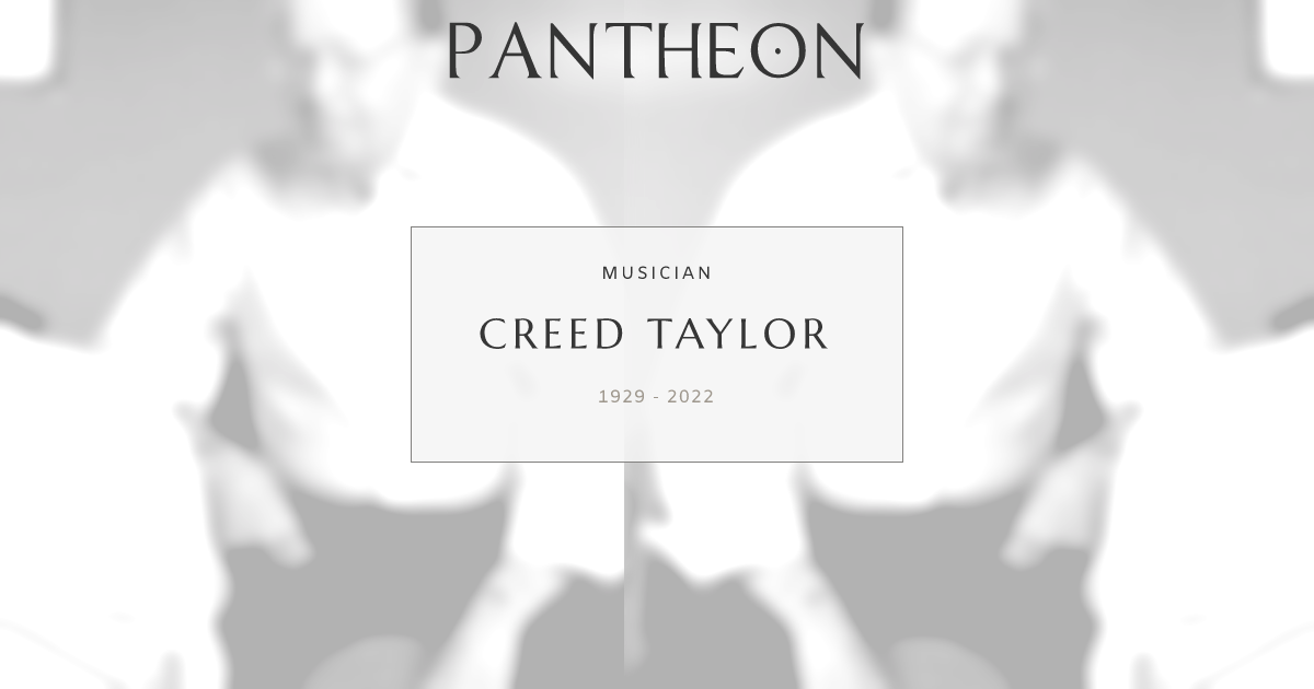 Creed Taylor Biography | Pantheon