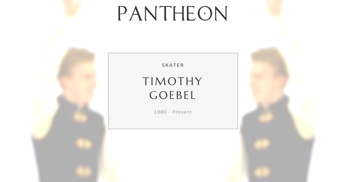 Timothy Goebel Biography | Pantheon