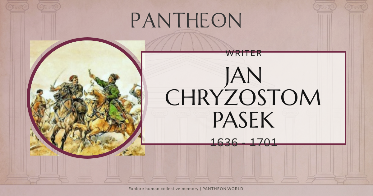 Jan Chryzostom Pasek Biography | Pantheon