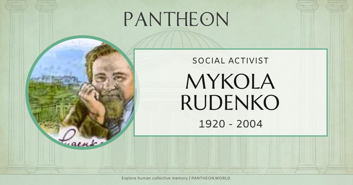Mykola Rudenko Biography | Pantheon