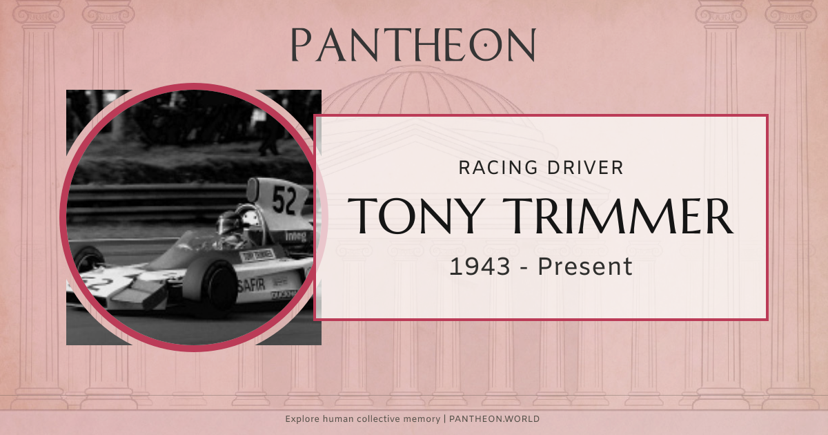 Tony Trimmer Biography | Pantheon
