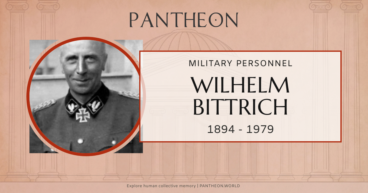 Wilhelm Bittrich Biography | Pantheon