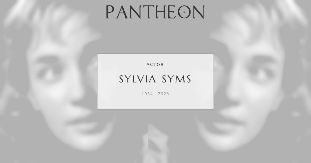 Sylvia Syms Biography | Pantheon