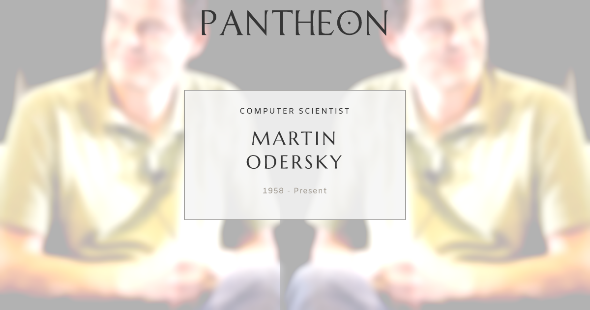 Martin Odersky Biography | Pantheon