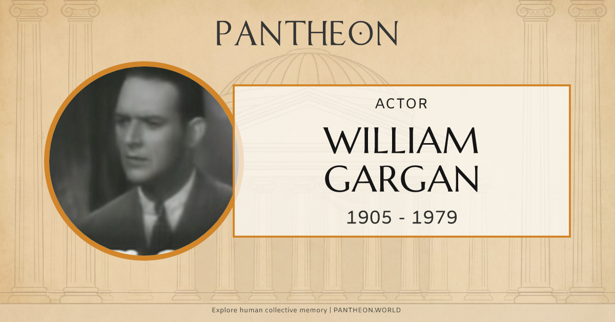William Gargan Biography | Pantheon