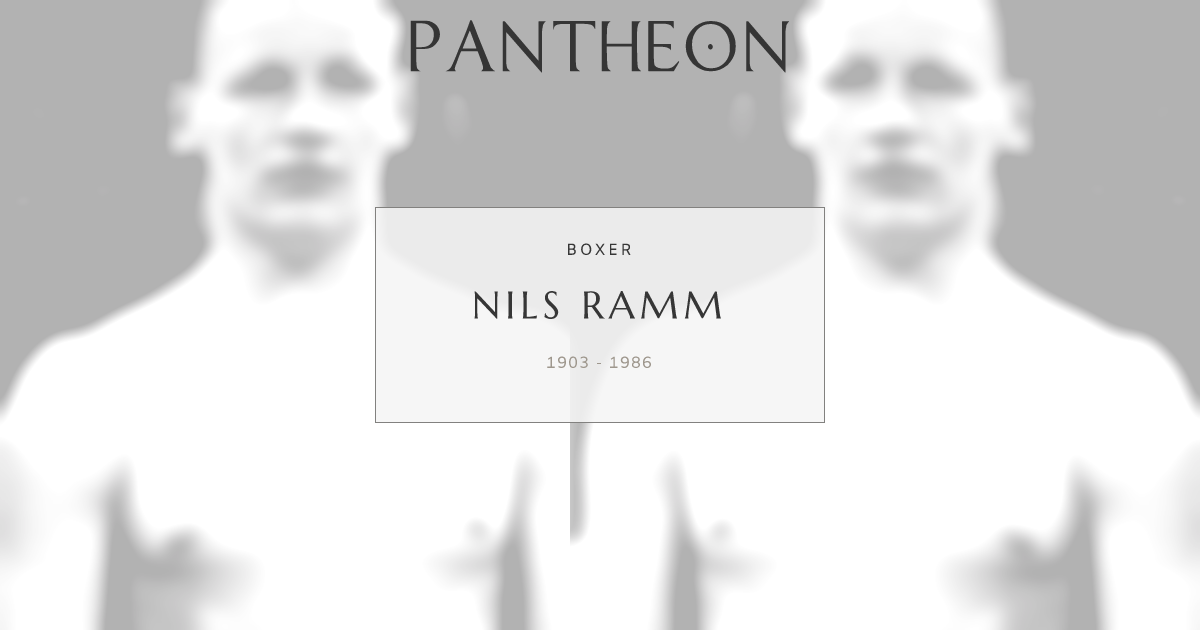 Nils Ramm Biography | Pantheon