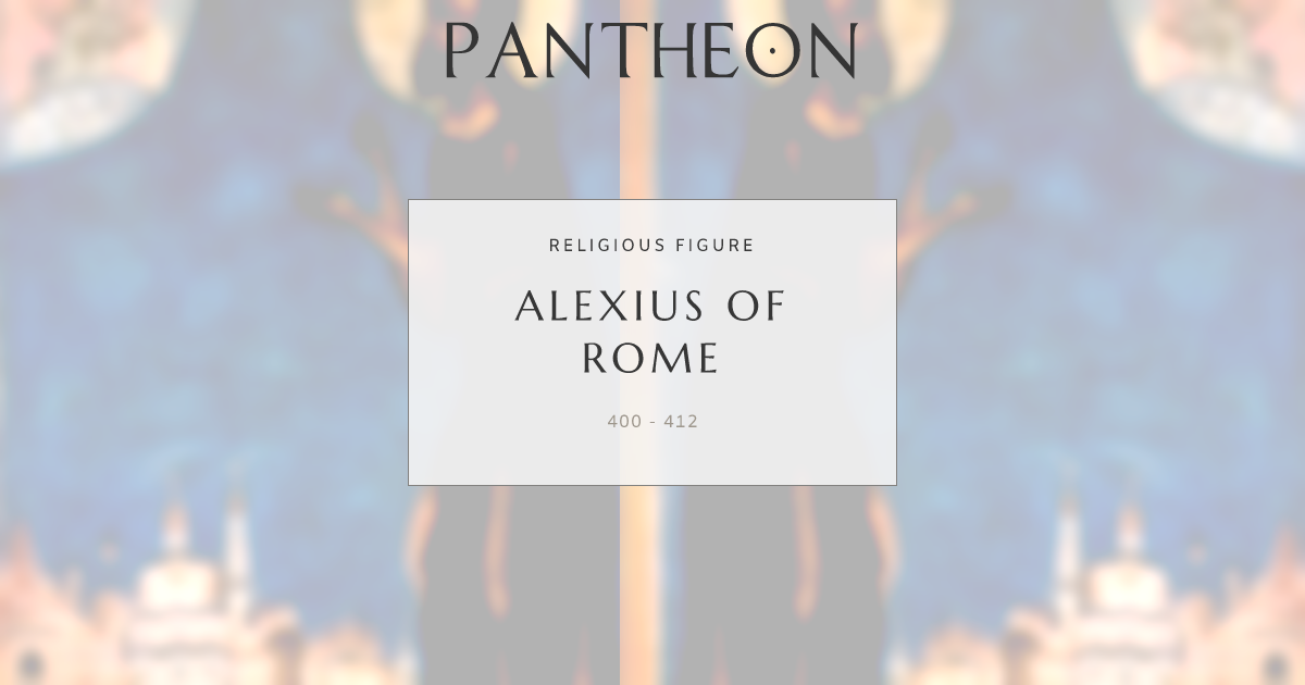 Alexius of Rome Biography | Pantheon
