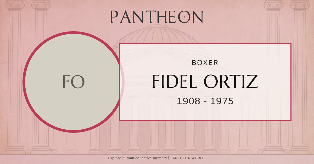 Fidel Ortiz Biography | Pantheon