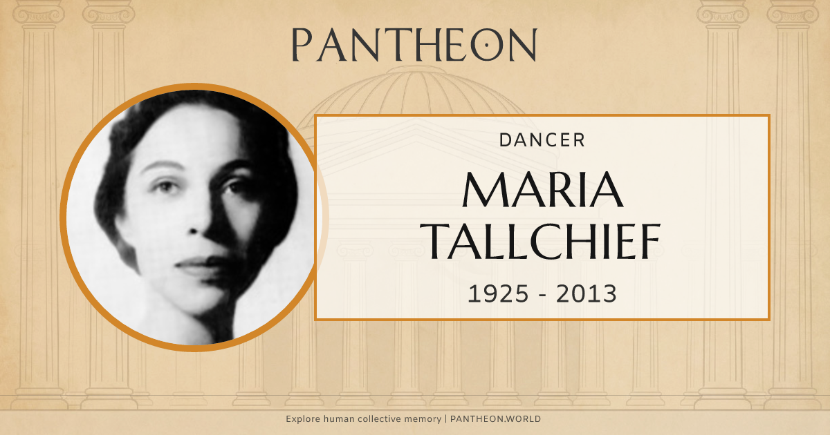 Maria Tallchief Biography | Pantheon