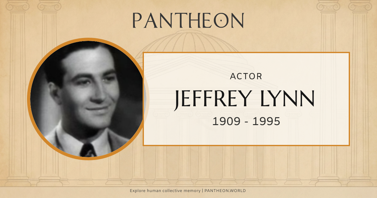 Jeffrey Lynn Biography | Pantheon