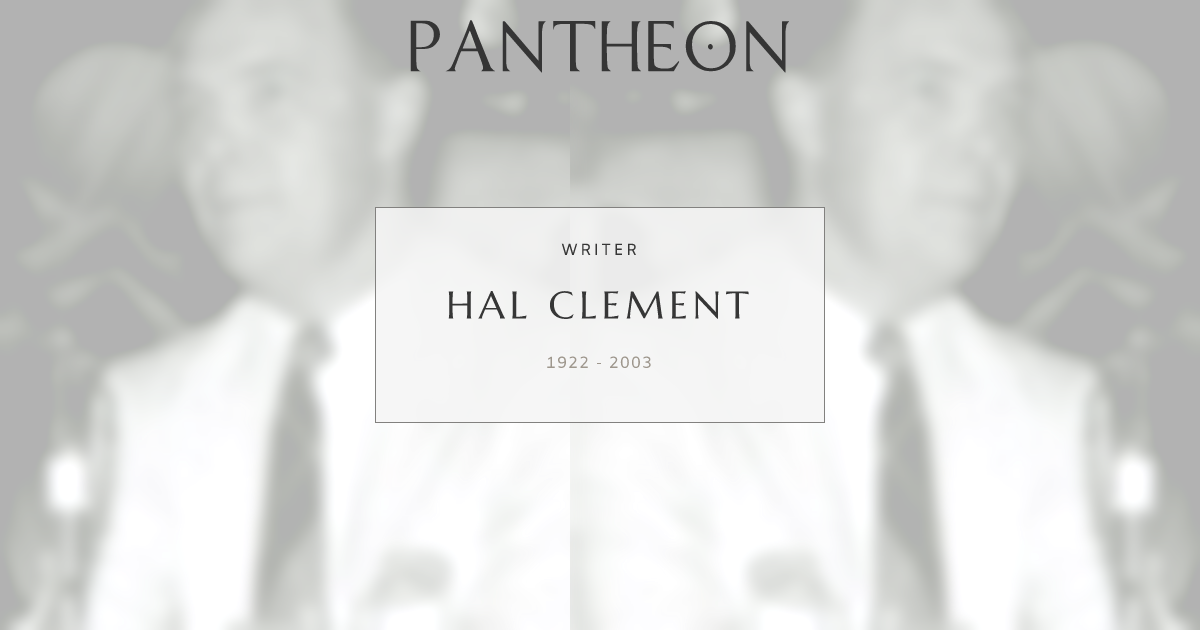 Hal Clement Biography | Pantheon