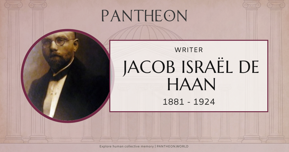 Jacob Israël de Haan Biography | Pantheon