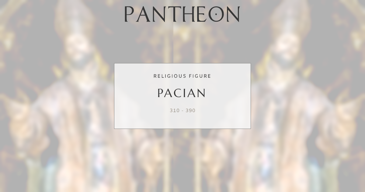 Pacian Biography | Pantheon
