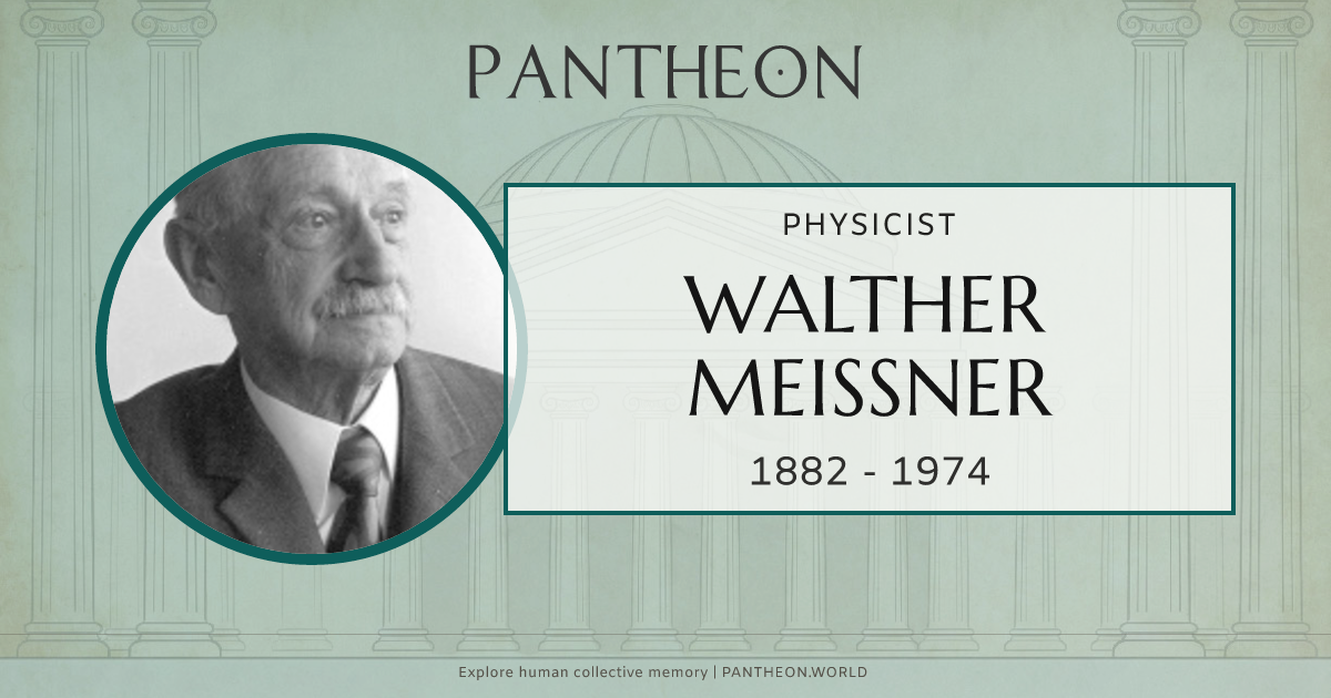 Walther Meissner Biography | Pantheon