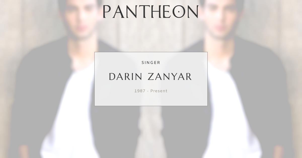 Darin Zanyar Biography | Pantheon