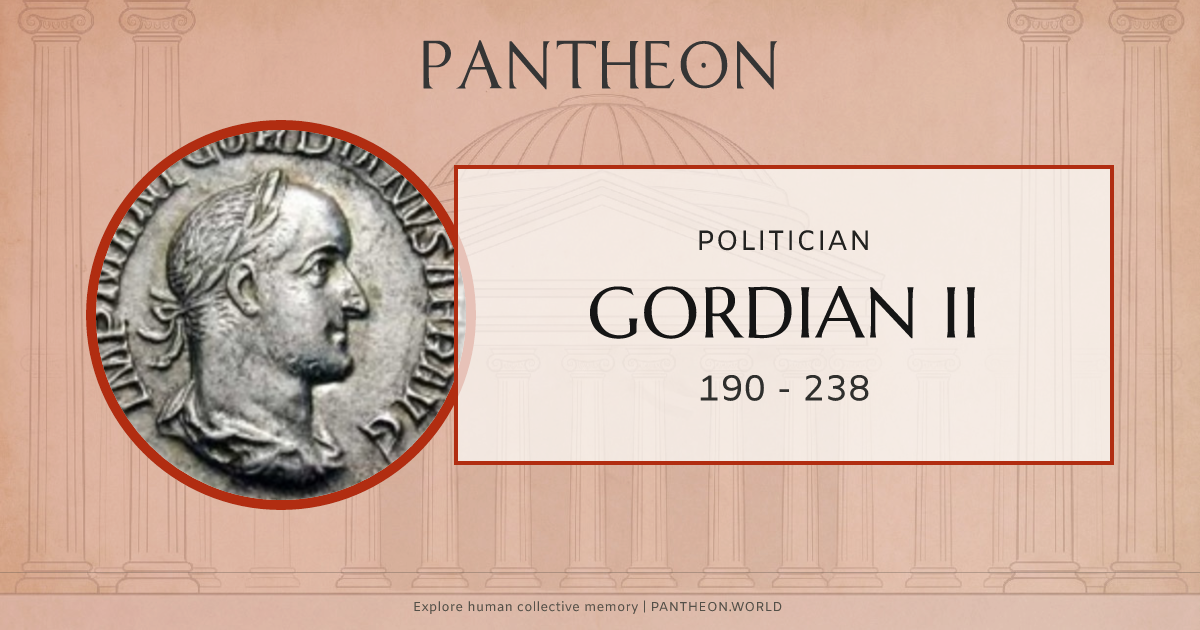Gordian II Biography | Pantheon