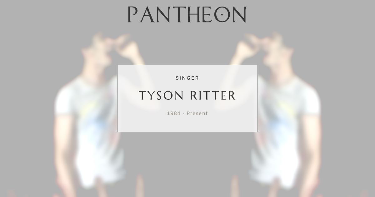 Tyson Ritter Biography | Pantheon