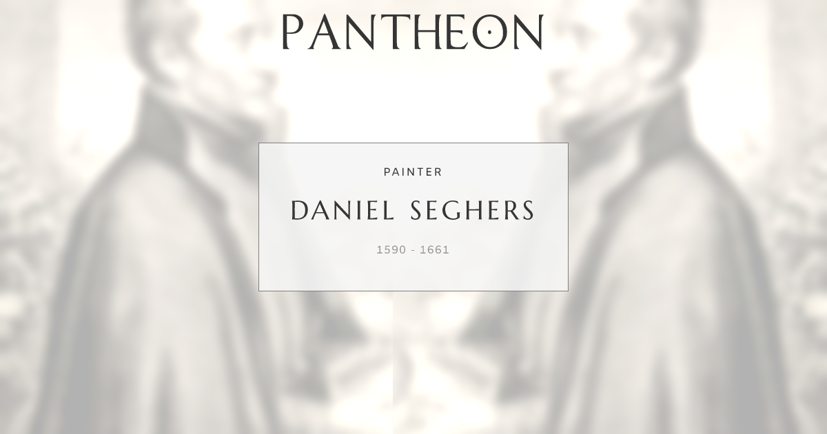 Daniel Seghers Biography | Pantheon