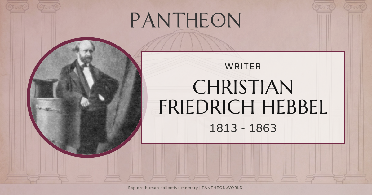 Christian Friedrich Hebbel Biography | Pantheon
