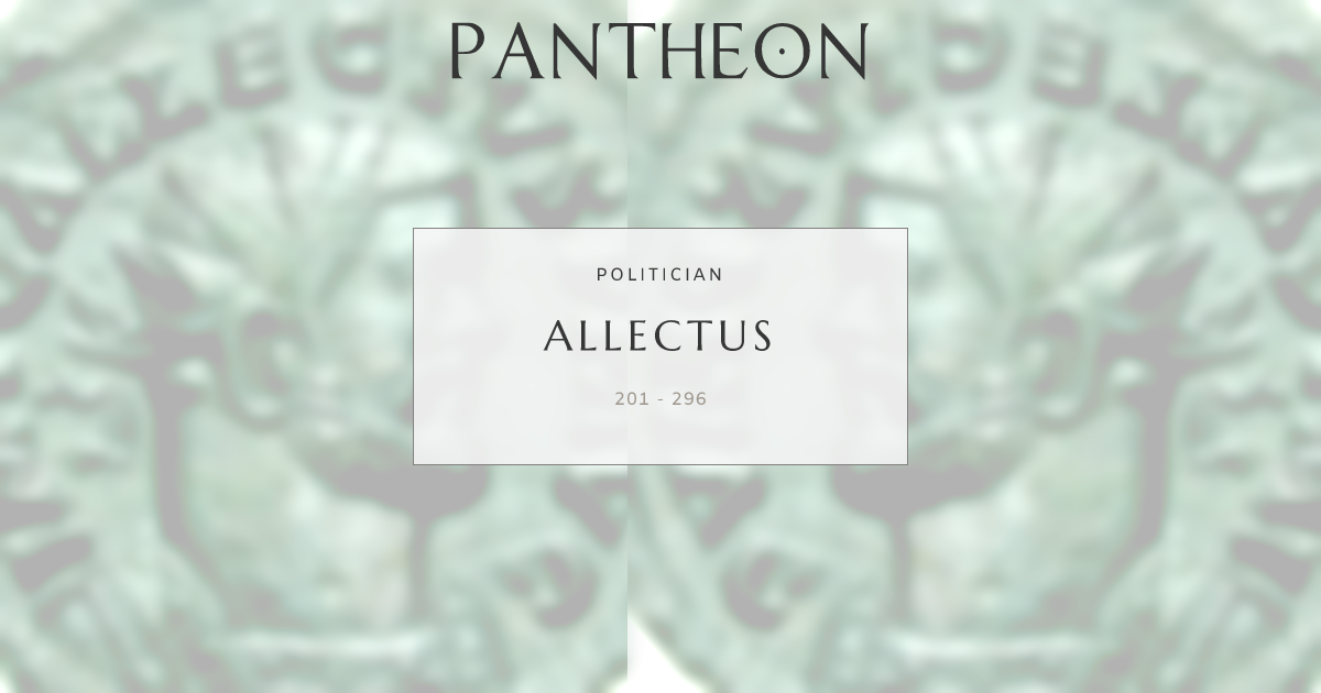 Allectus Biography | Pantheon