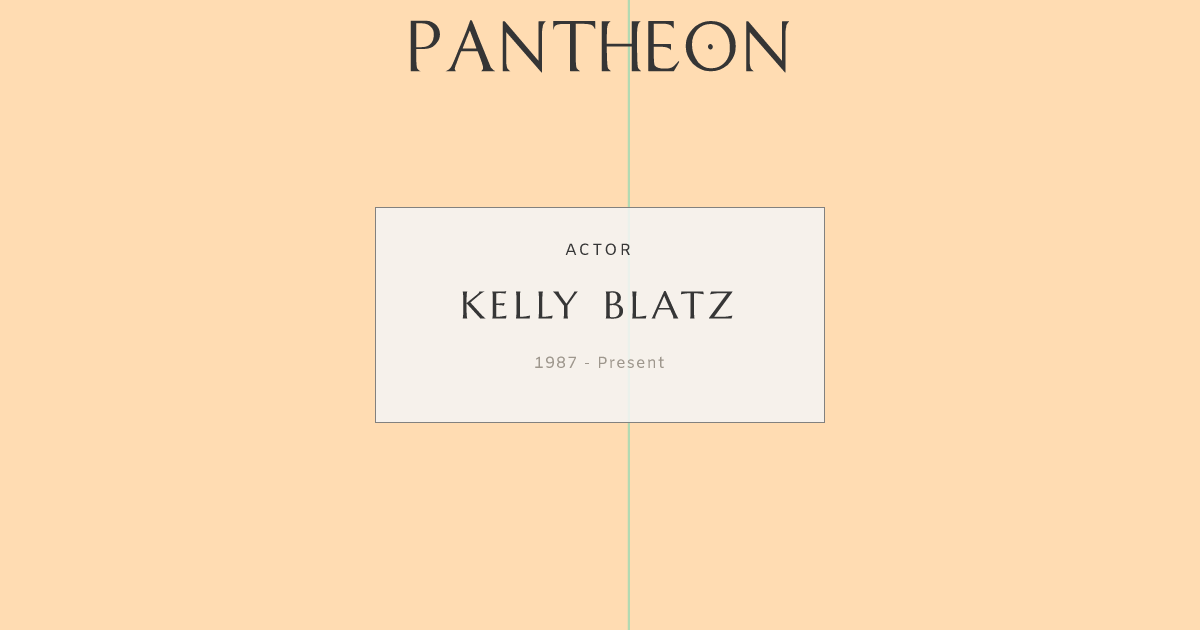 Kelly Blatz Biography | Pantheon