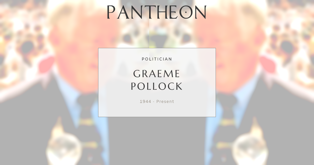 Graeme Pollock Biography | Pantheon