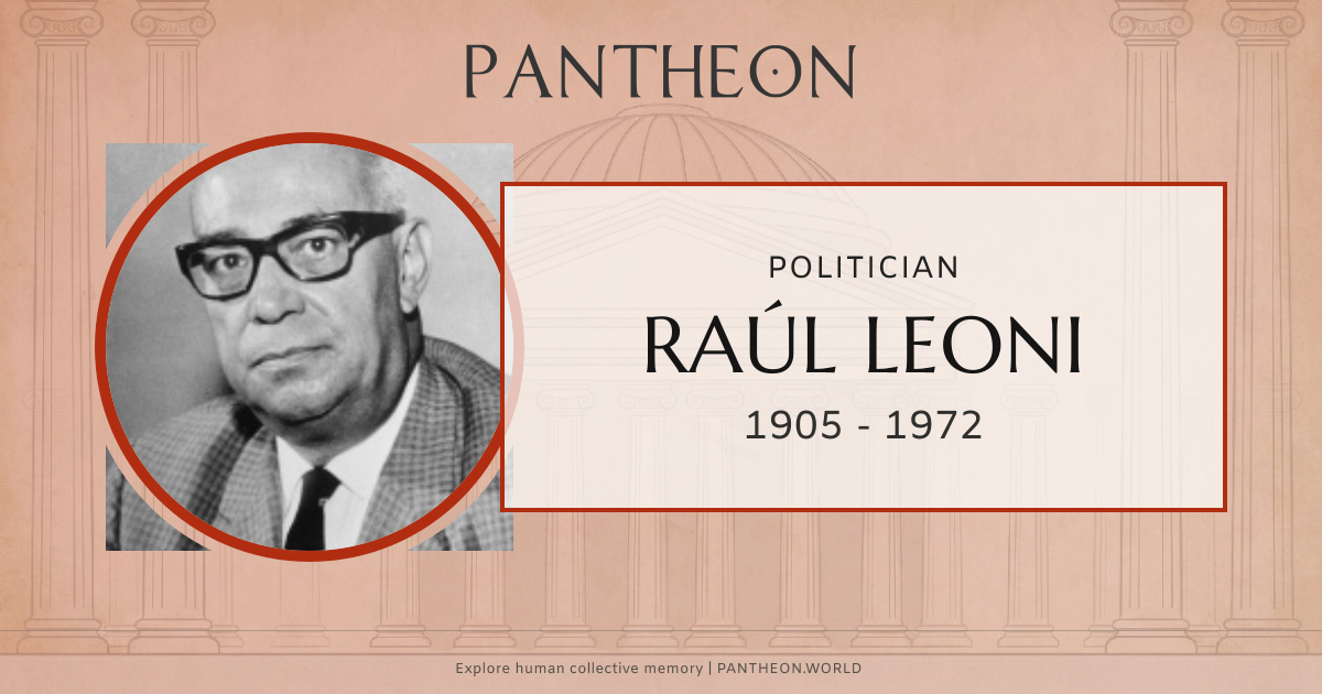 Raúl Leoni Biography | Pantheon