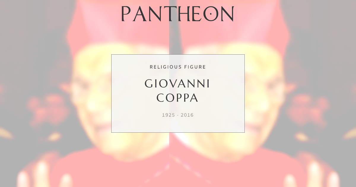 Giovanni Coppa Biography | Pantheon