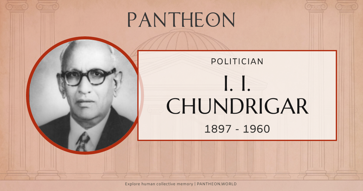 I. I. Chundrigar Biography | Pantheon