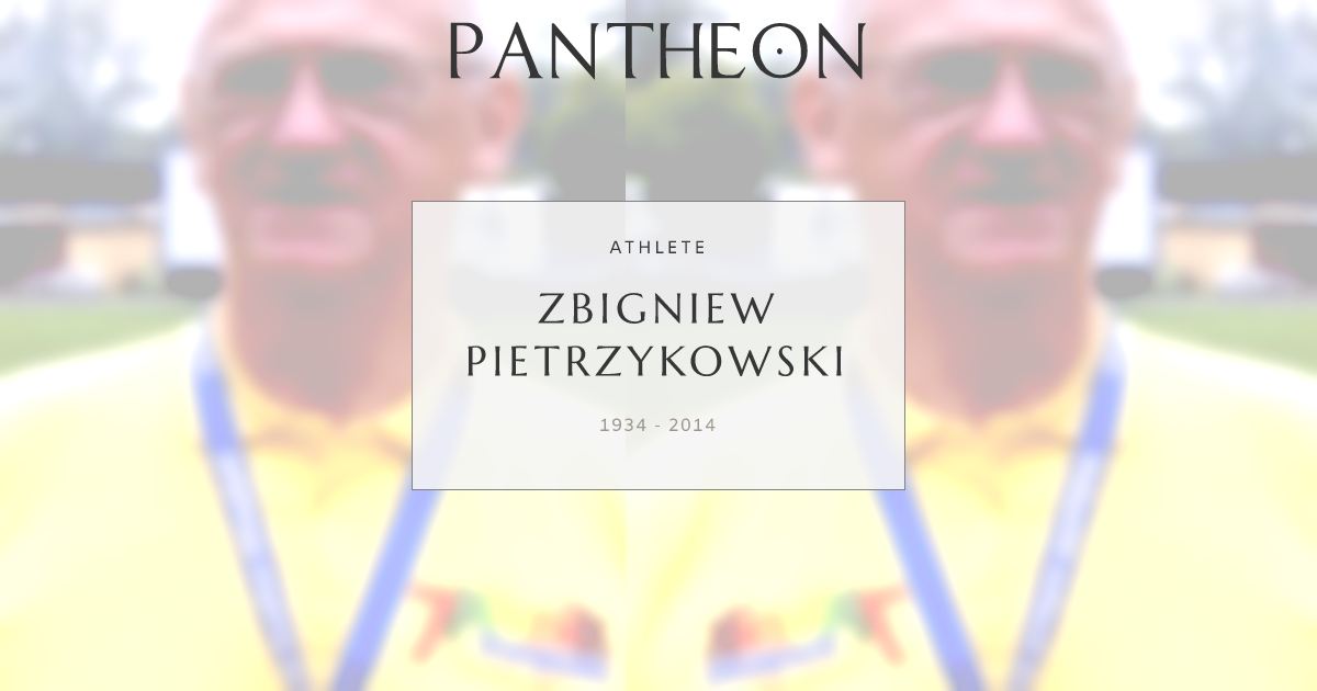 Zbigniew Pietrzykowski Biography | Pantheon