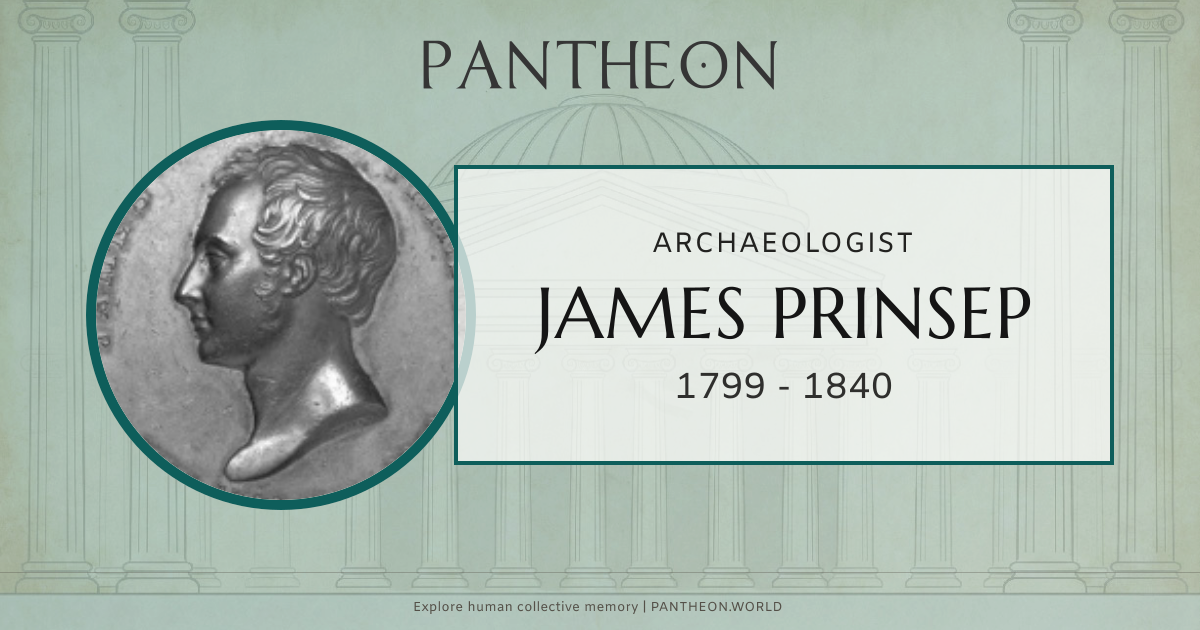 James Prinsep Biography | Pantheon