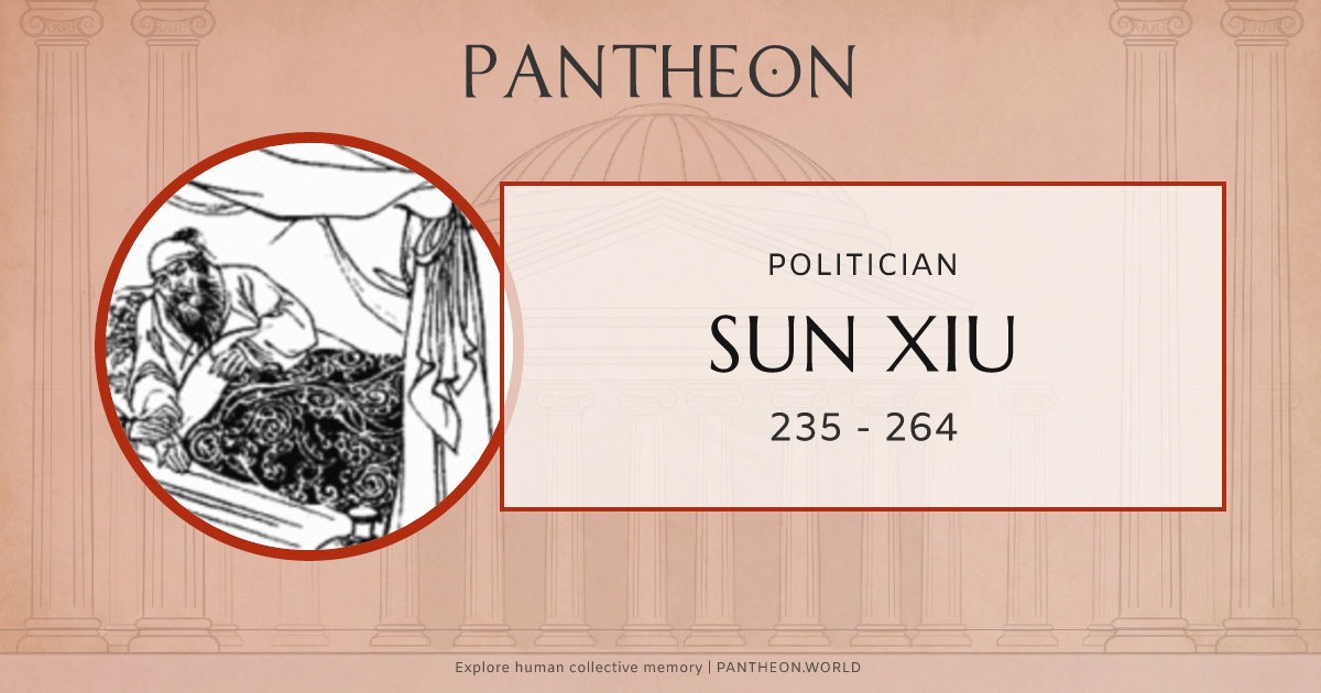 Sun Xiu Biography | Pantheon