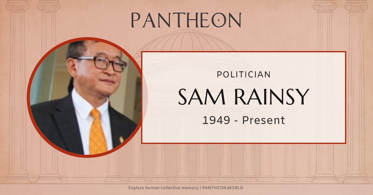 Sam Rainsy Biography | Pantheon