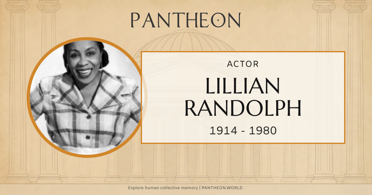 Lillian Randolph Biography | Pantheon