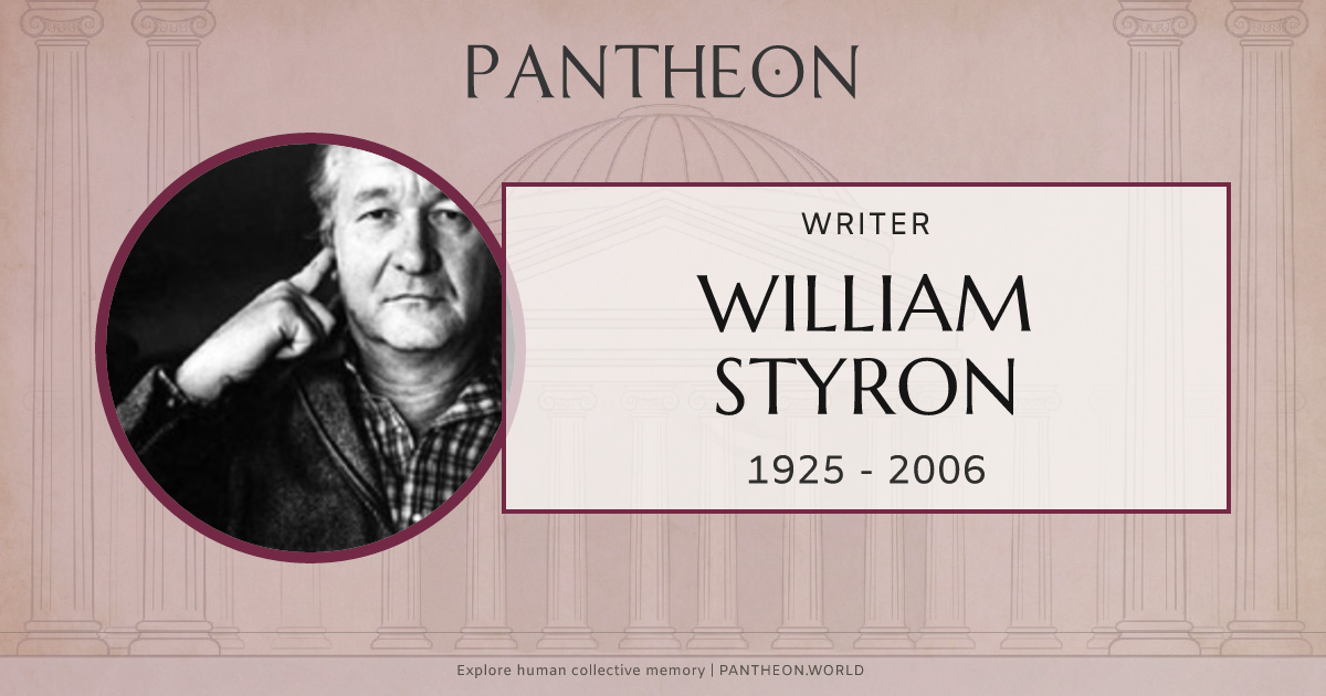 William Styron Biography | Pantheon