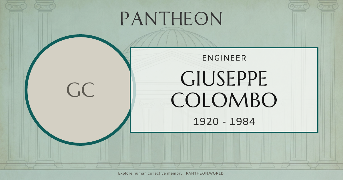 Giuseppe Colombo Biography | Pantheon