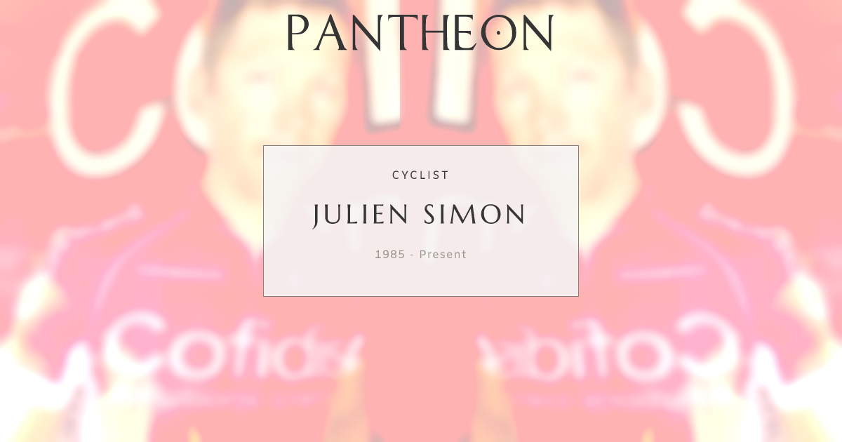 Julien Simon Biography | Pantheon