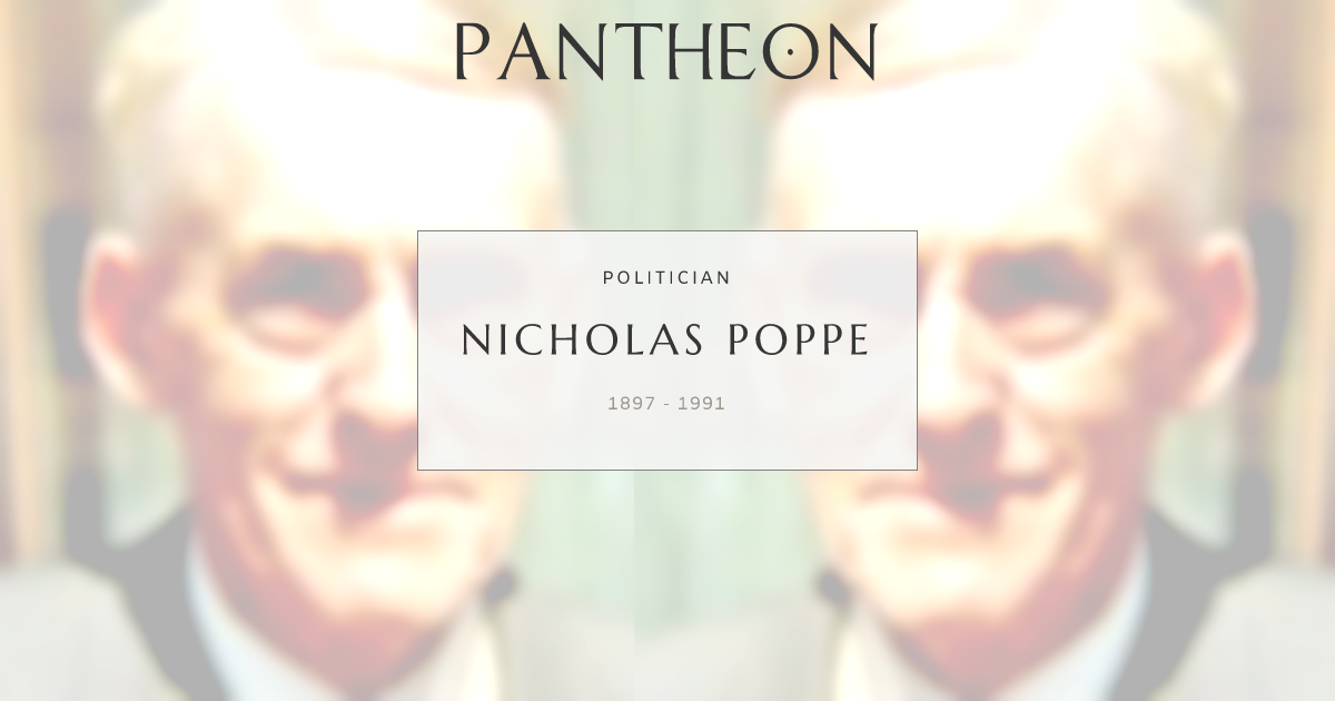 Nicholas Poppe Biography | Pantheon