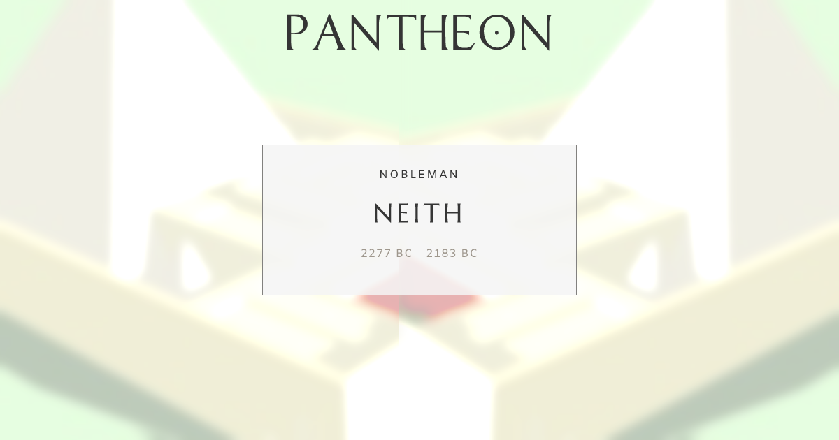 Neith Biography | Pantheon