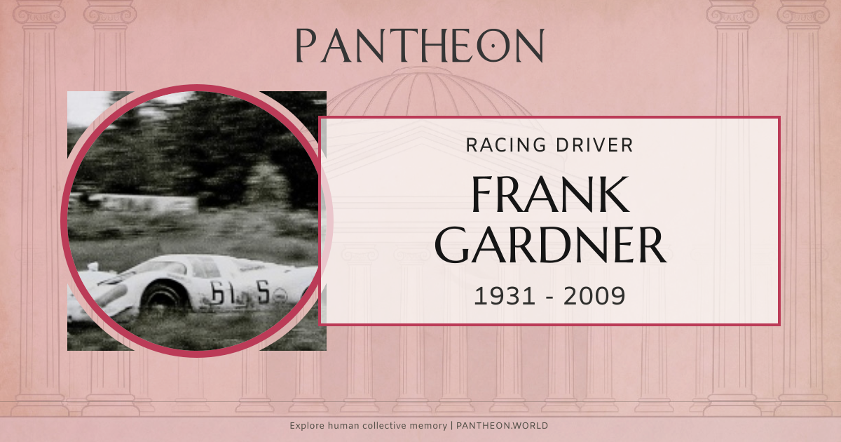 Frank Gardner Biography | Pantheon