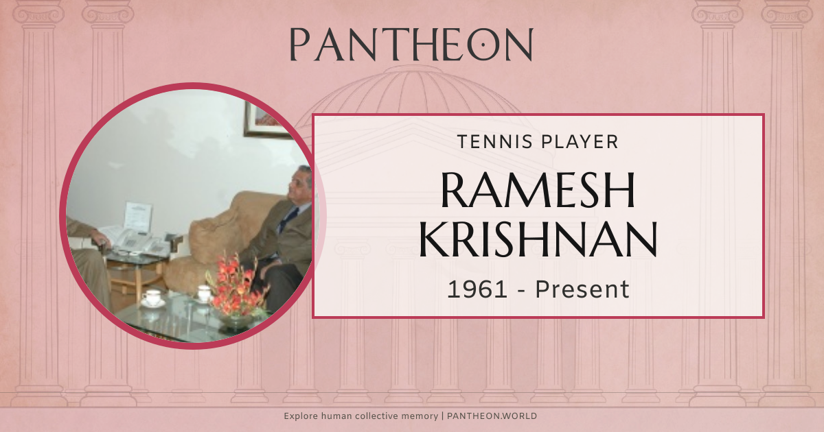 Ramesh Krishnan Biography | Pantheon