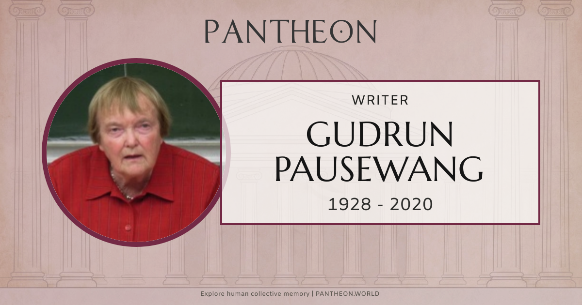 Gudrun Pausewang Biography | Pantheon